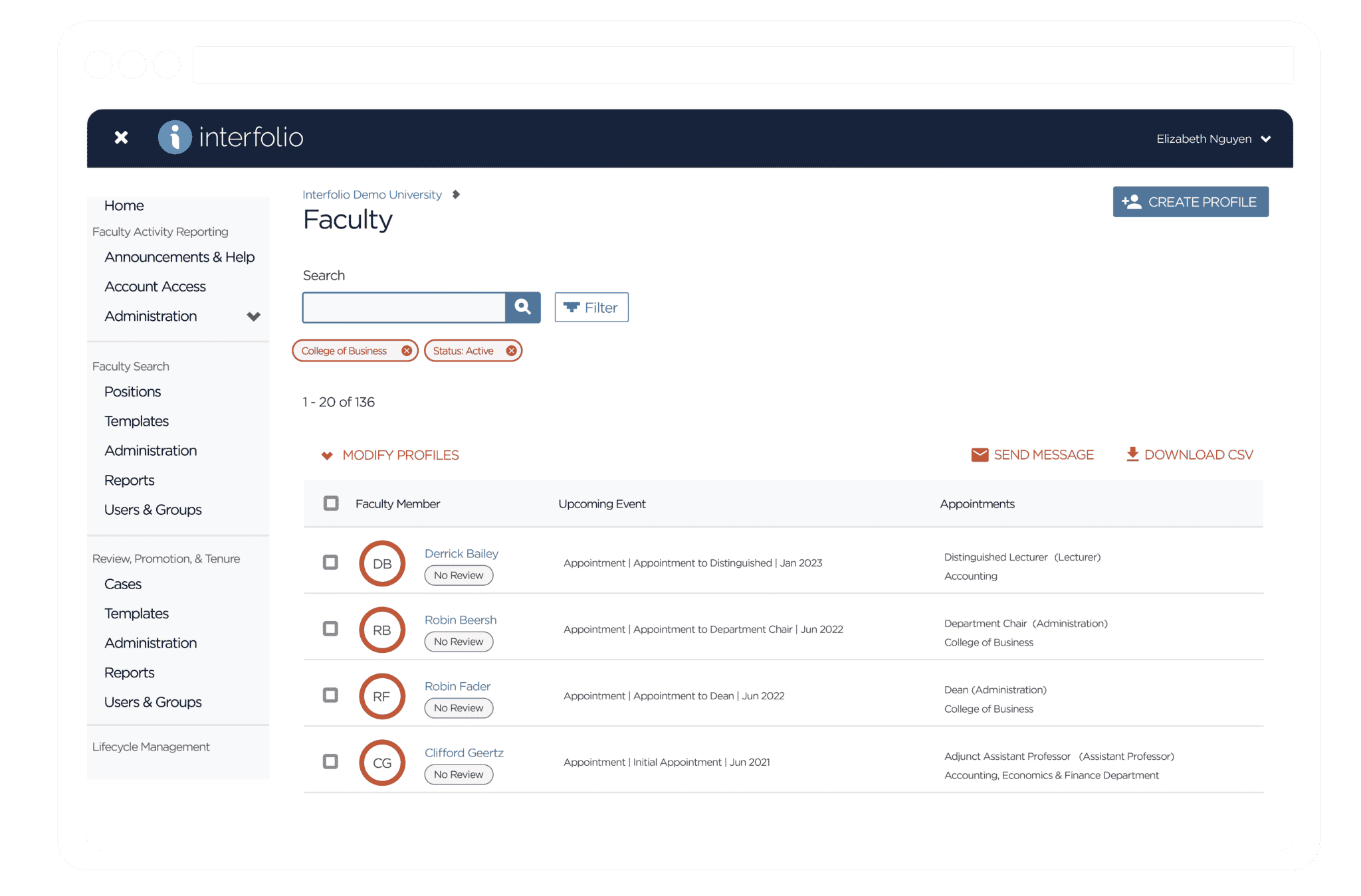 Interfolio Lifecycle Management - Interfolio